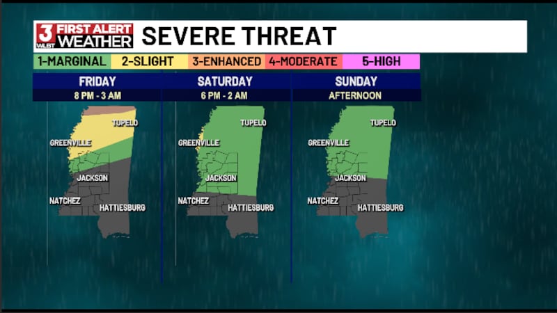 First Alert Forecast: Unsettled weather pattern continues through the ... First Alert Forecast: Unsettled weather pattern continues through the ...